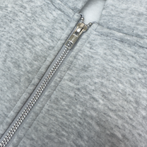 350 GSM 'Heather Grey' Zip-Up Hoodie – LucidBlanks