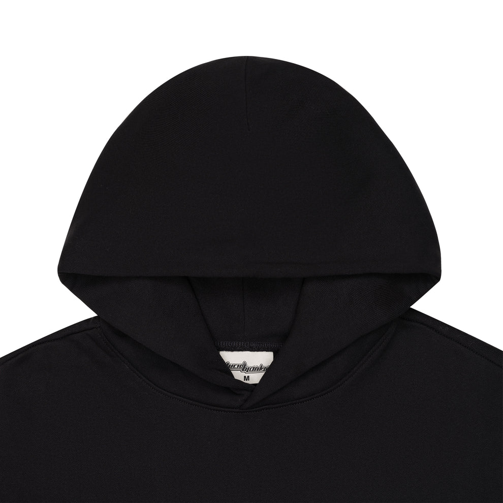 600 GSM 'Black' Core Hoodie – LucidBlanks