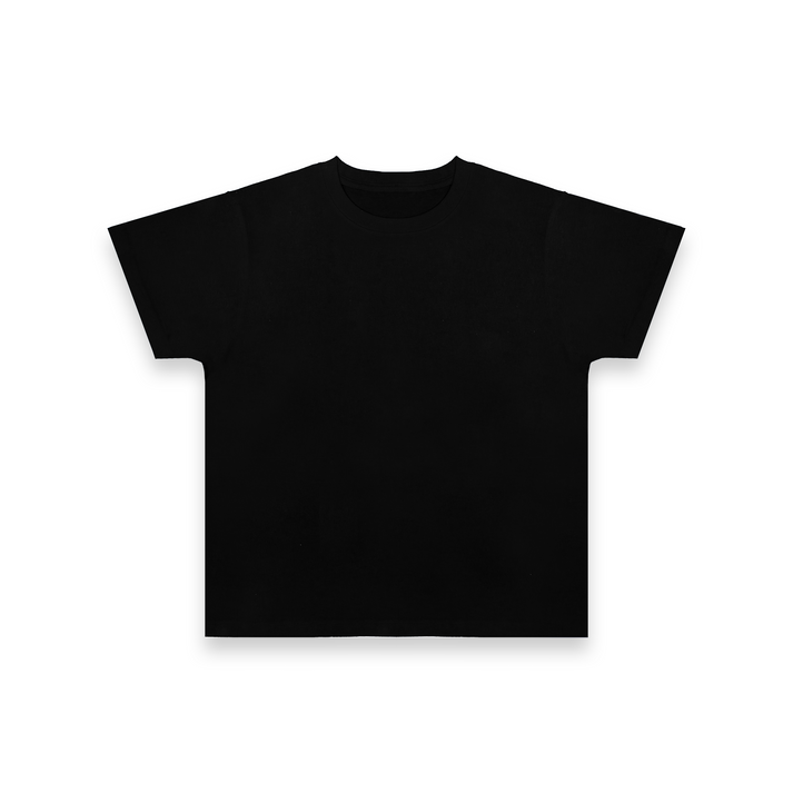 300 GSM 'Black' Standard Tee – LucidBlanks