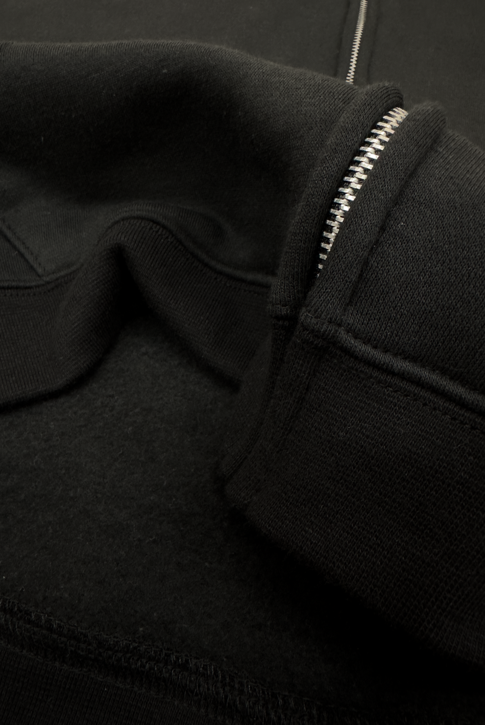 350 GSM Extra Thick "Black" Zip-Up Hoodie – LucidBlanks