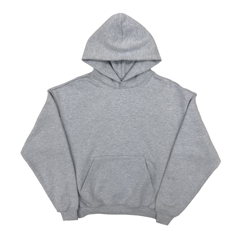600 GSM 'Heather Grey' Core Hoodie – LucidBlanks